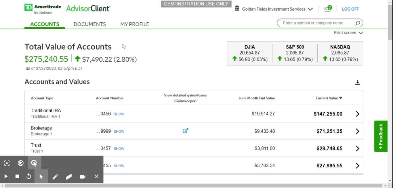 AdvisorClient - Statements_Tax Documents on Vimeo