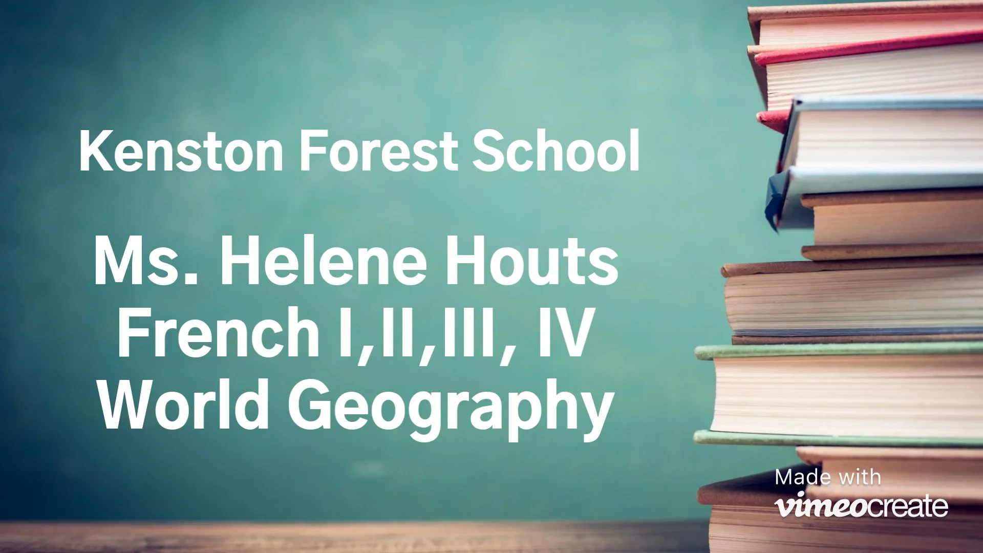 Ms. Helene Houts on Vimeo