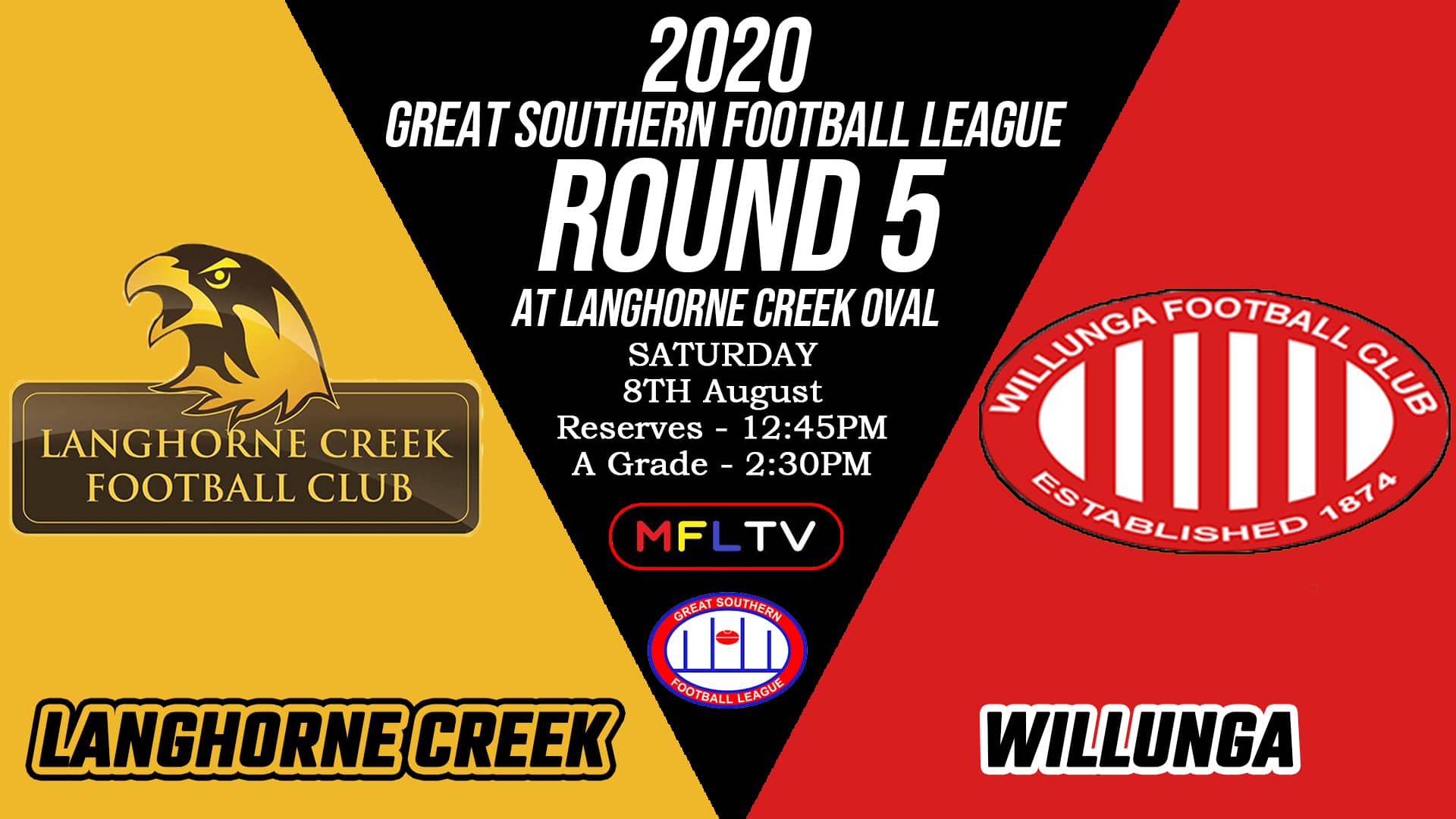 Round 5 - Reserves - Langhorne Creek Vs Willunga at Langhorne Creek ...