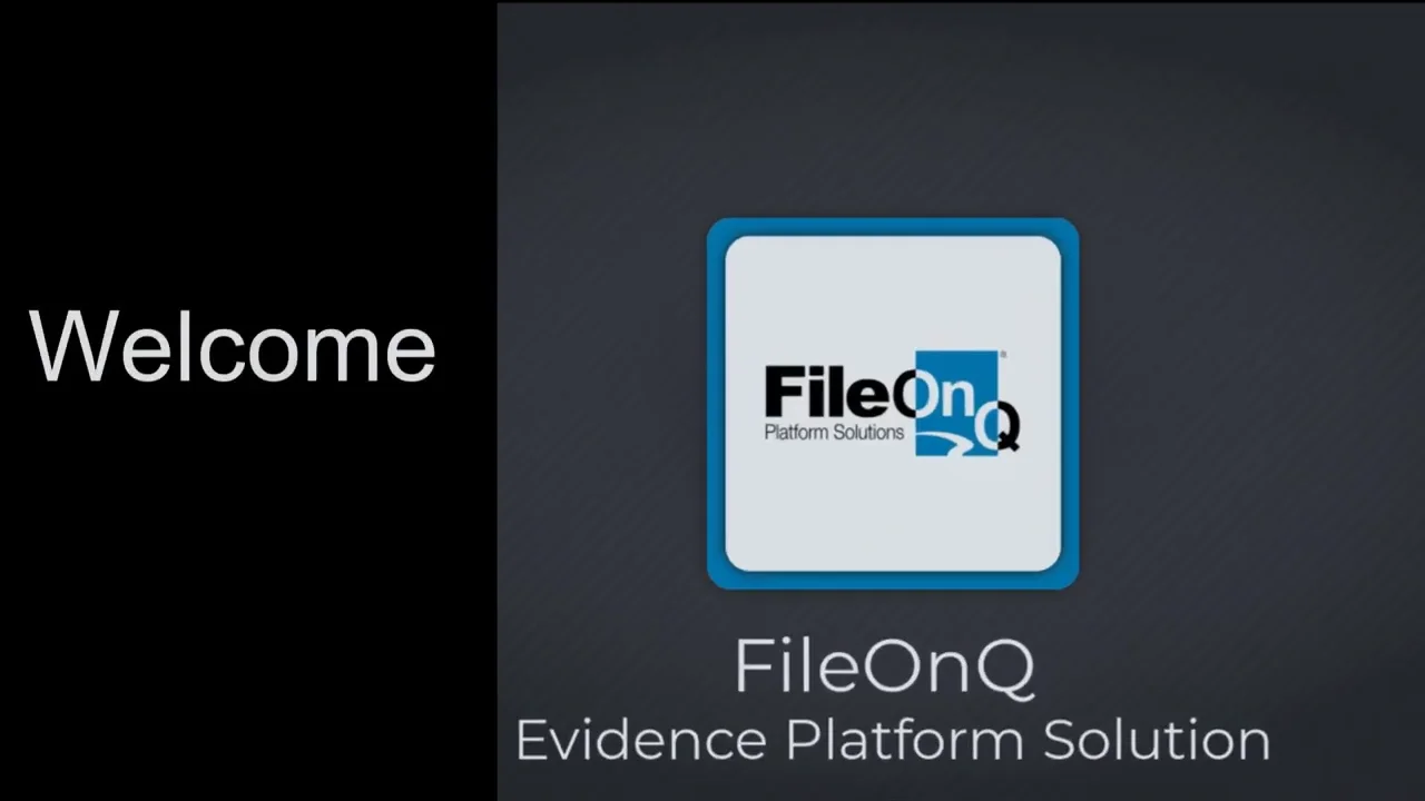 FileOnQ Evidence Platform Solution - Extended Version