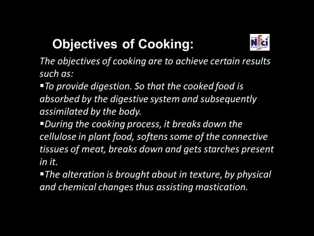 Aims and Objectives of cooking English on Vimeo