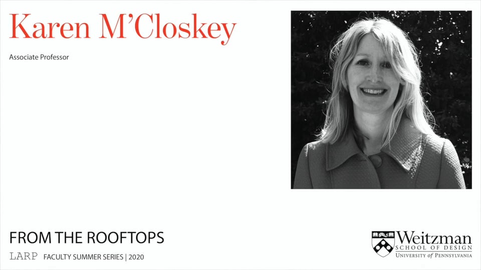 From the Rooftops: Karen M'Closkey on Vimeo
