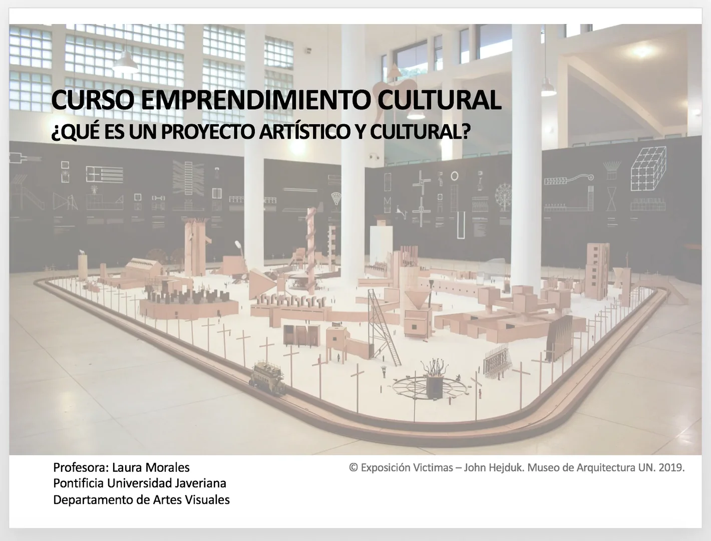 ¿Qué es un proyecto artístico y cultural? (sesión transversal) on Vimeo