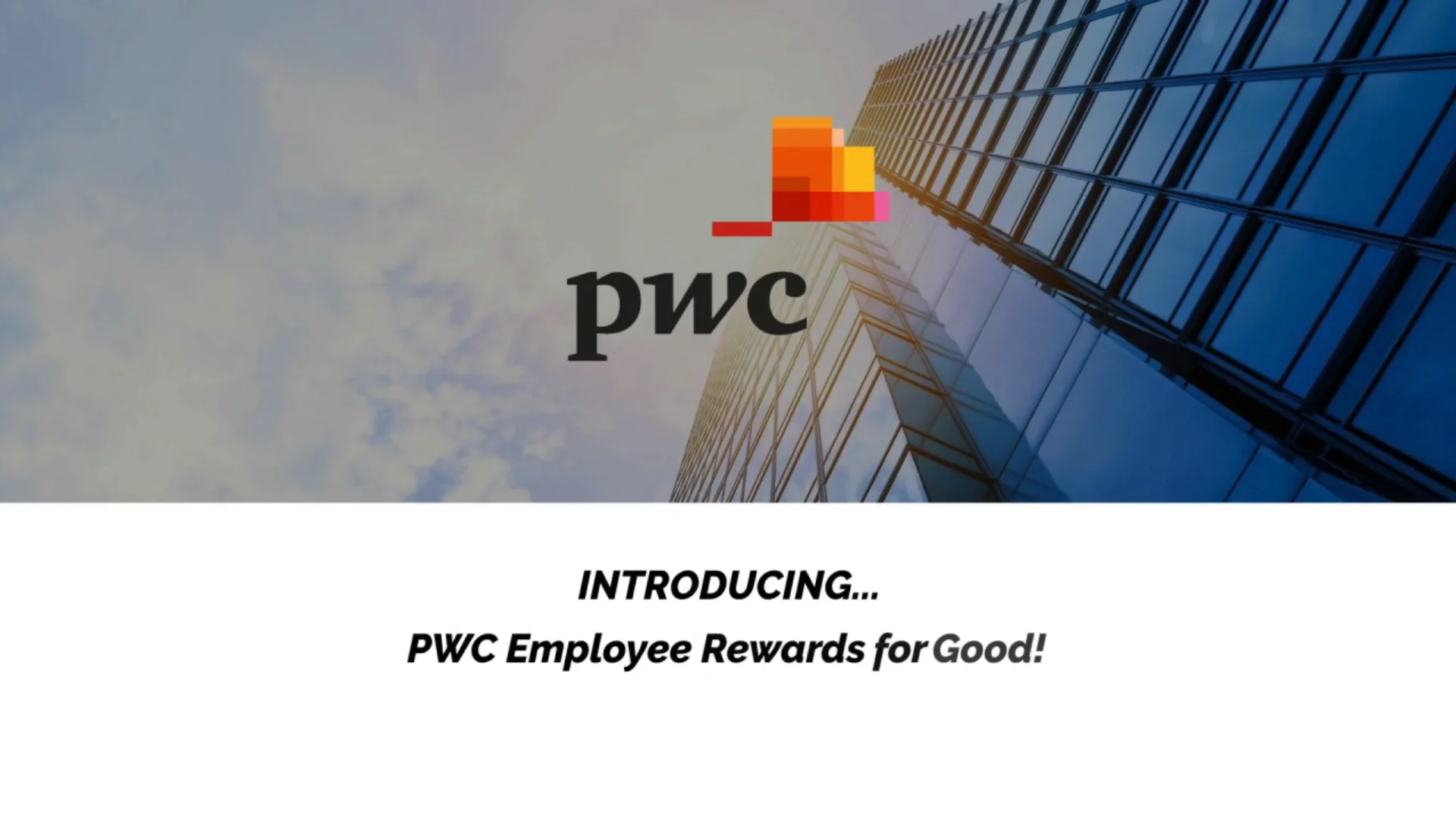 PWC Employee Rewards for Good intro video on Vimeo