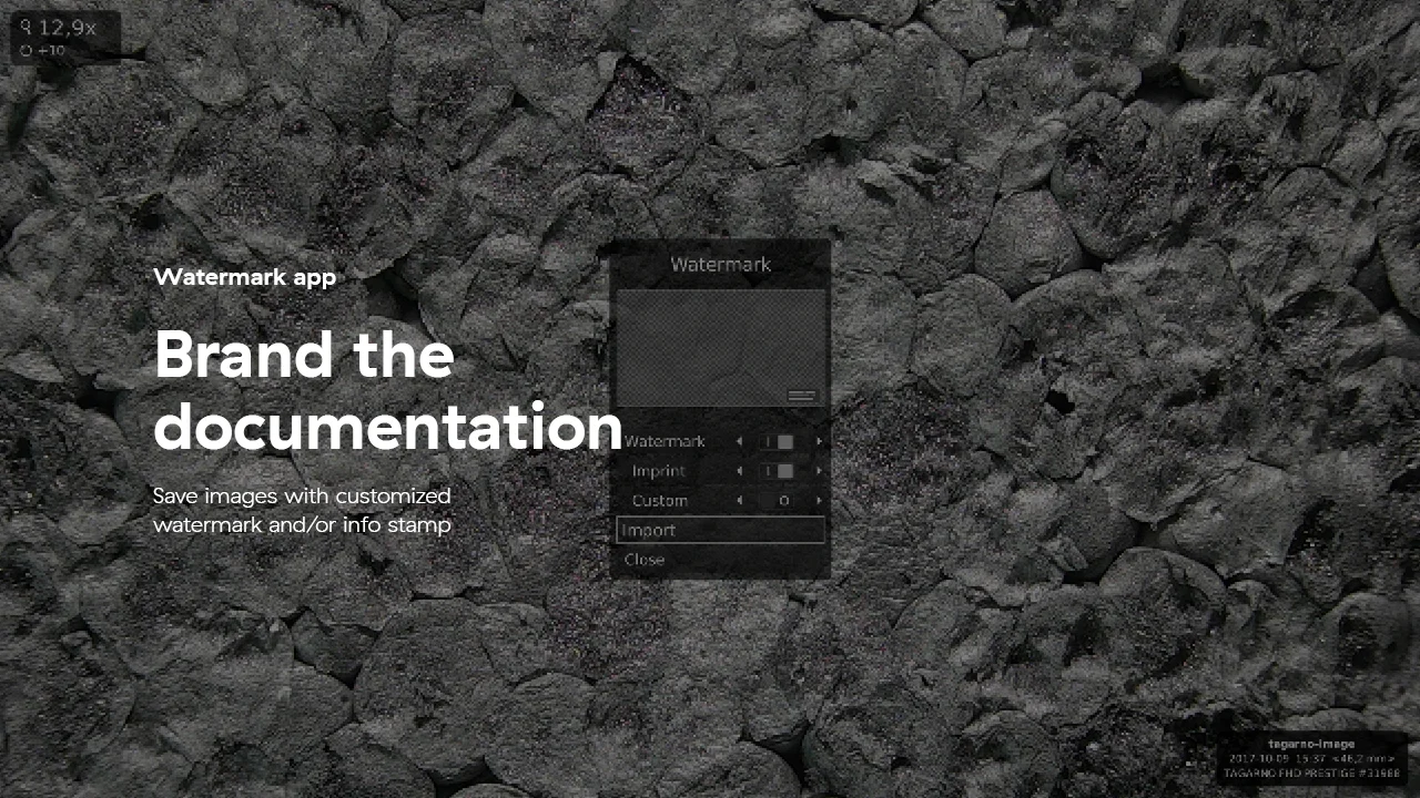 Watermark app on Vimeo