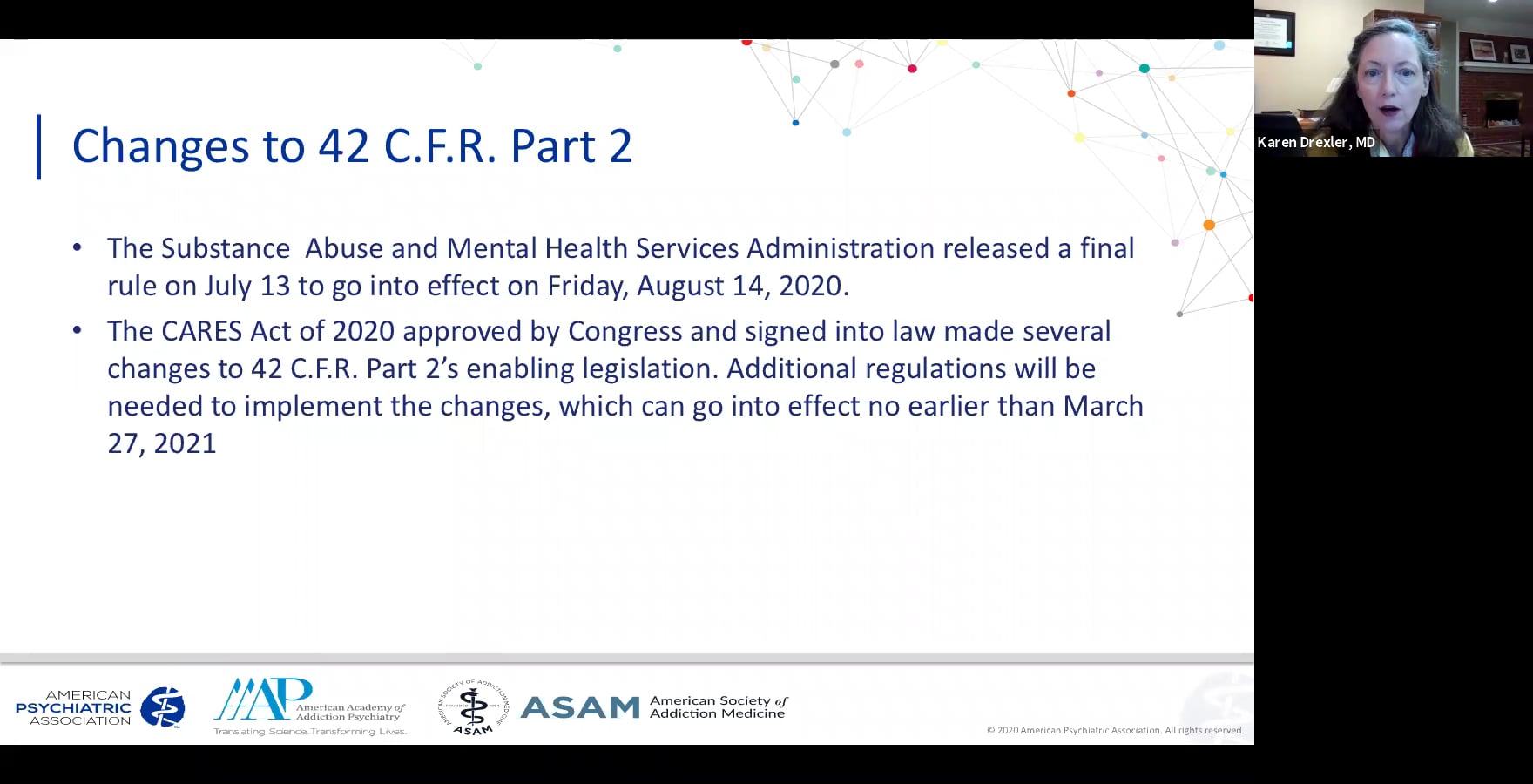 Understanding the Final Rule for 42 CFR Part 2 and Next Steps on Vimeo