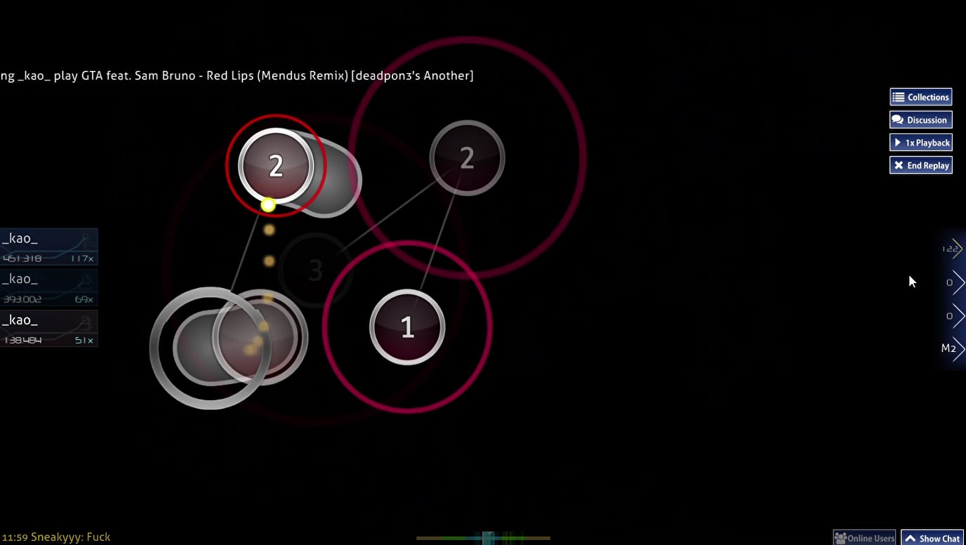 osu! - GTA feat Sam Bruno - Red Lips (Mendus Remix) [deadpon3's Another ...