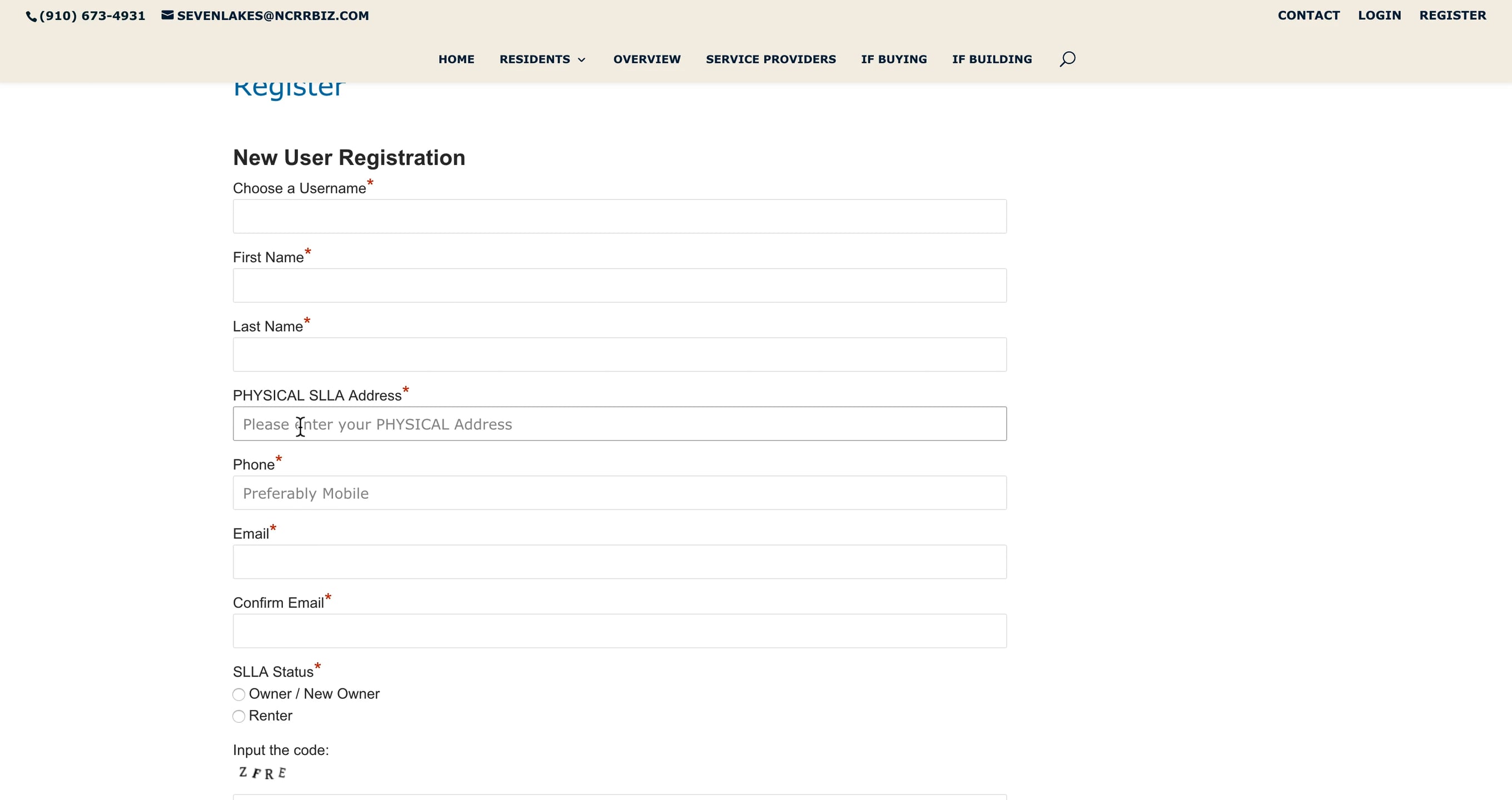 SLLA Registration Process for new Website 8/17/20