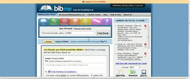 Using a Bibliography Maker - BibMe on Vimeo