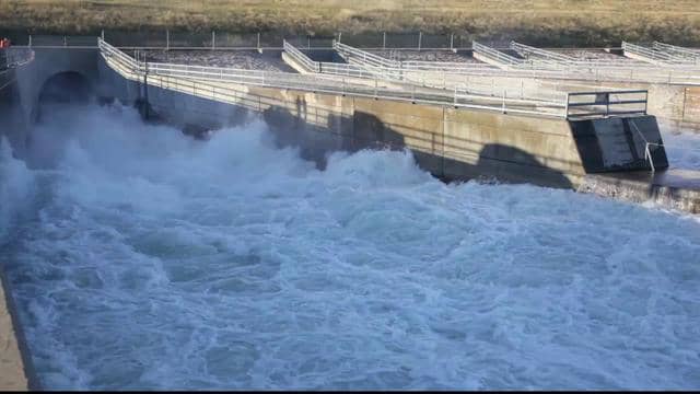 Oahe Dam Stilling Basin on Vimeo
