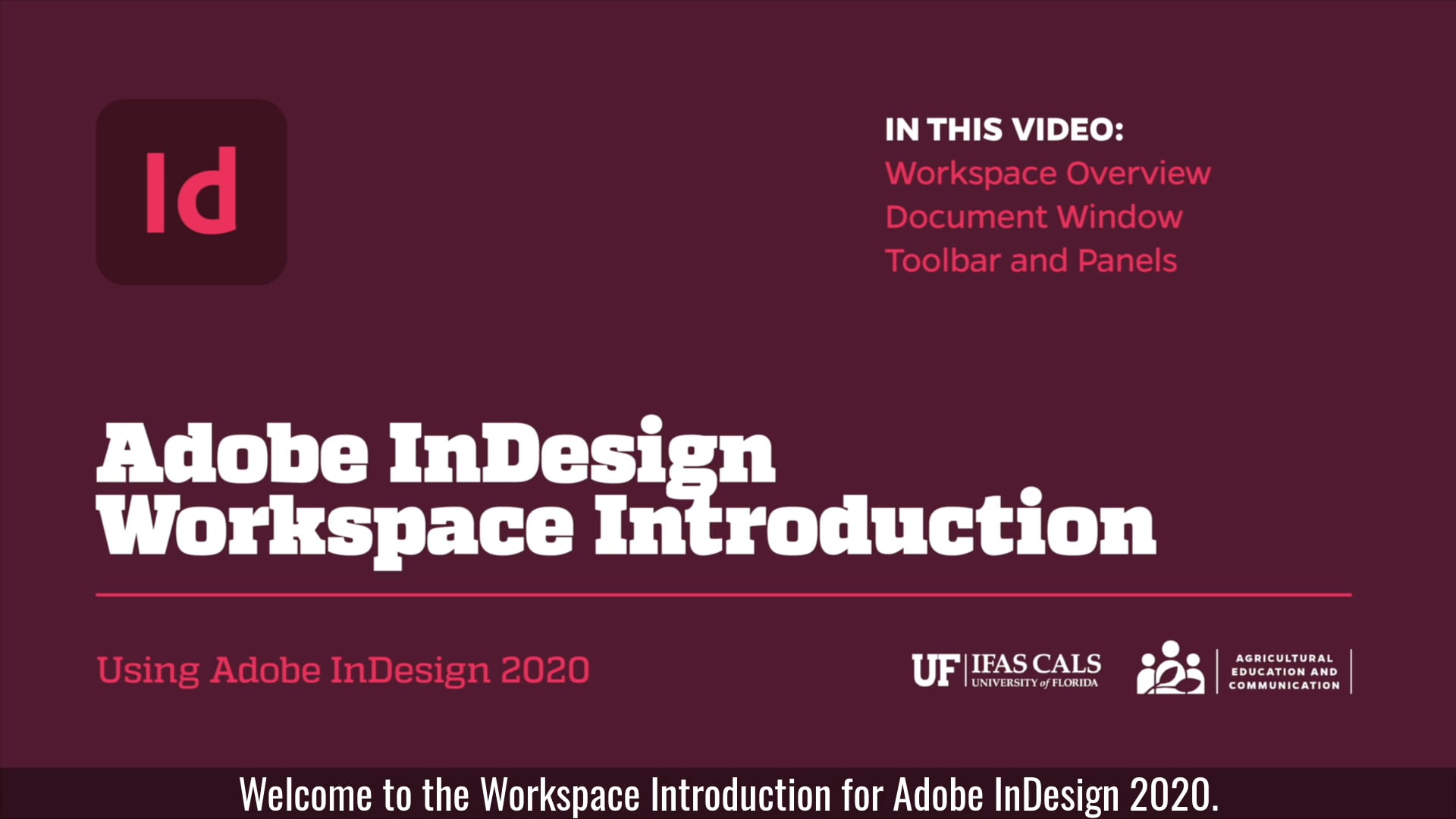 Adobe InDesign - Workspace Introduction (Captioned by Zubtitle) on Vimeo