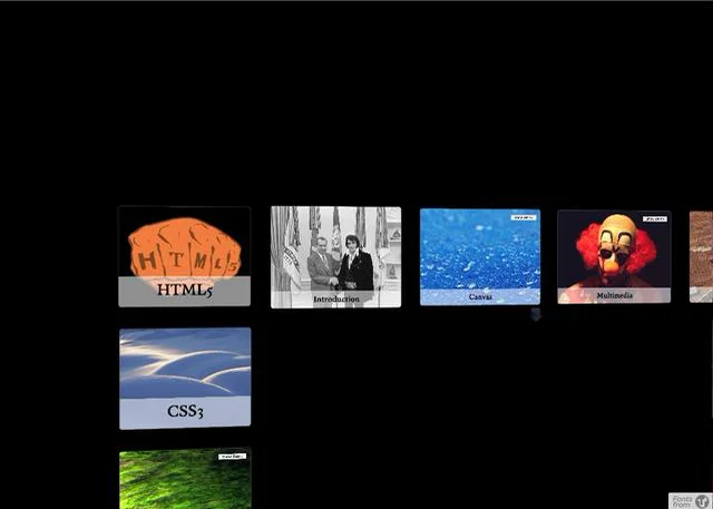 3D Slides Built With HTML5, CSS3, and SVG