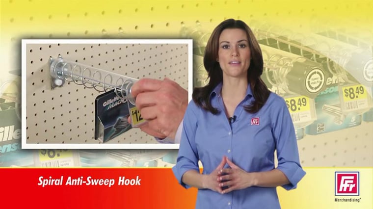 Spiral Anti-Sweep Hook™ | Retail Customer Experience