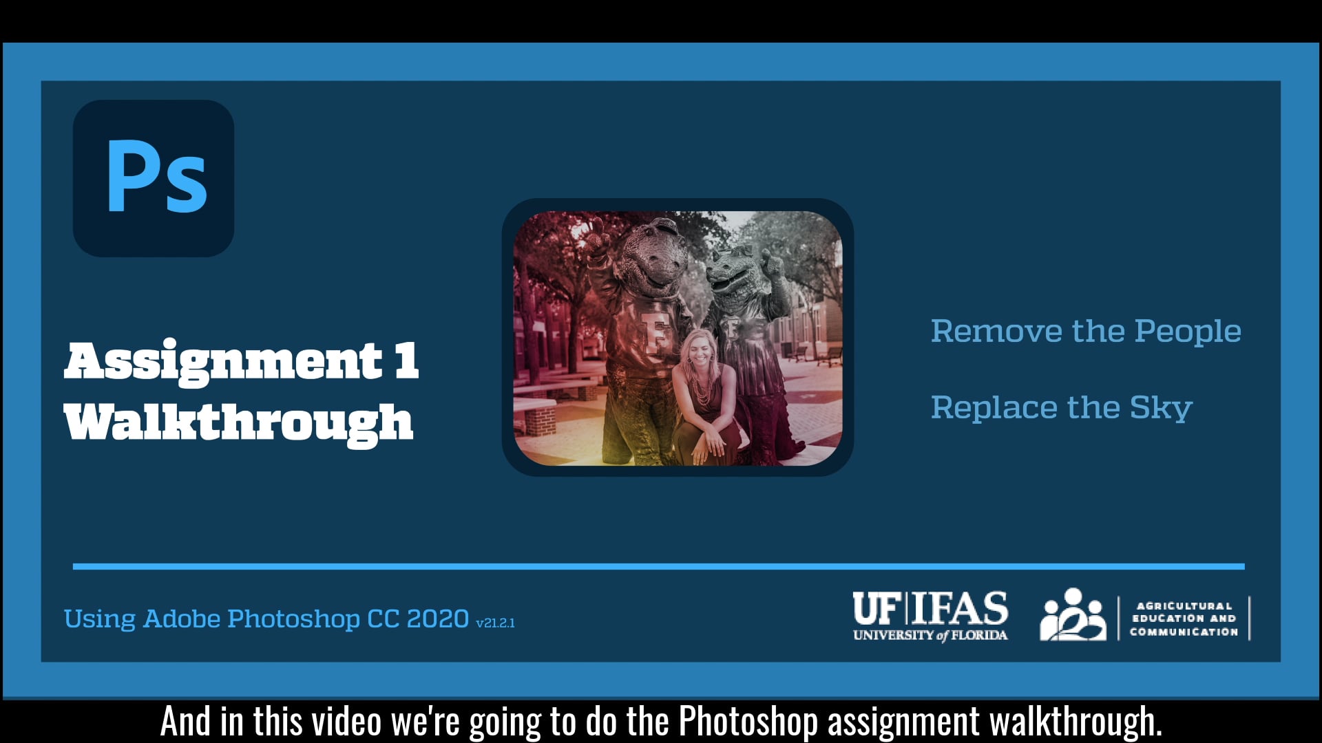 Introduction to Photoshop- Assignment Walkthrough (Captioned by ...