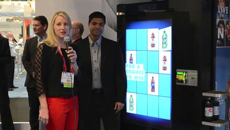Intel demos gamified interactive Pepsi vending machine | Digital ...