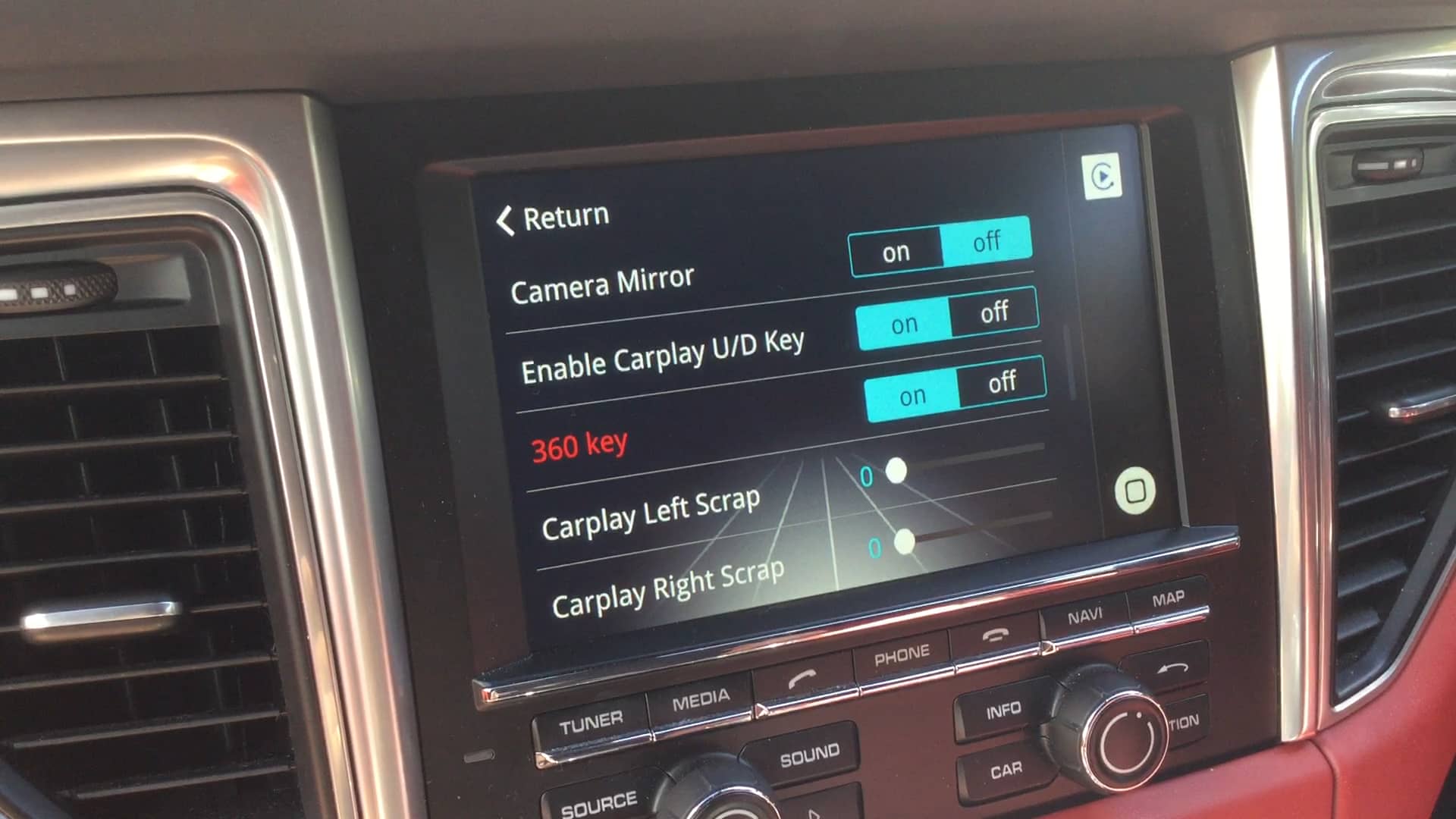 Reverse Camera Settings on Vimeo