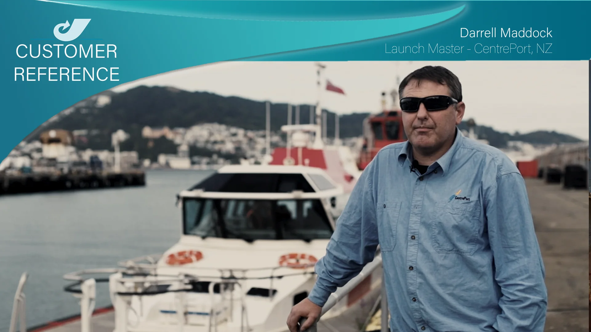 Customer Reference - Darrell Maddock - Launch Master at CentrePort ...