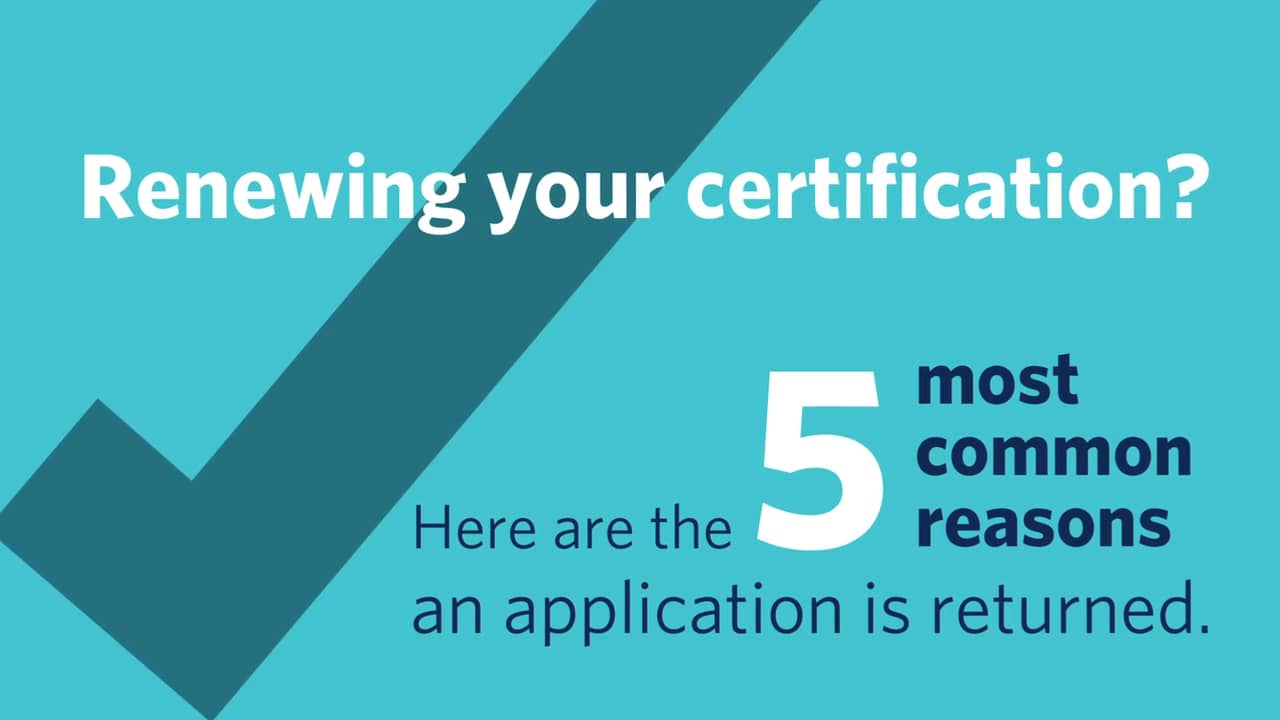 5 Common Recertification Mistakes on Vimeo