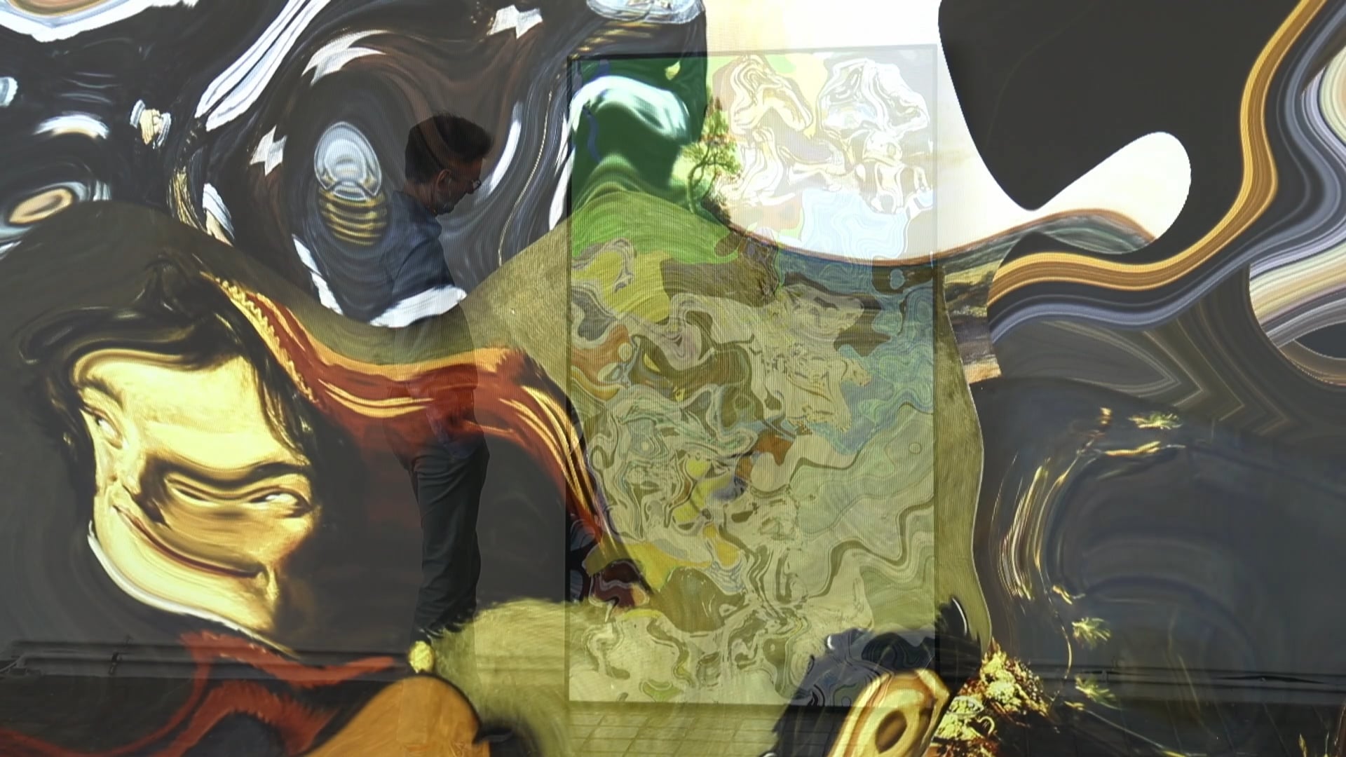 daniel canogar - Daniel Canogar, "Amalgama," 2019 on Vimeo