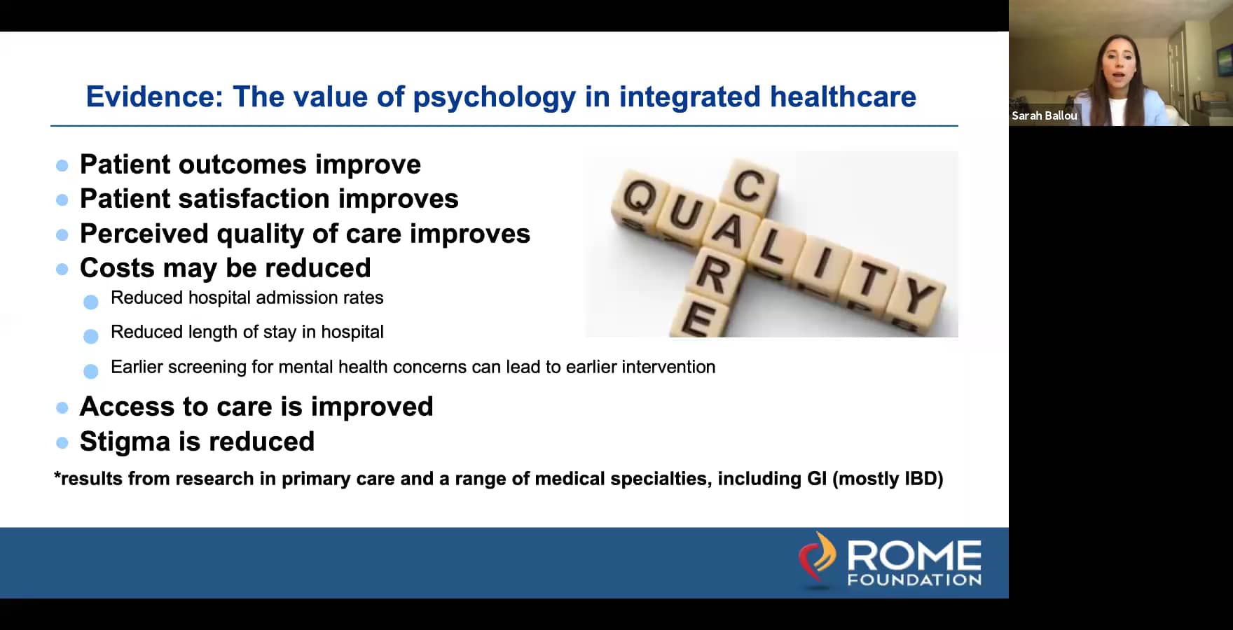 Sarah Ballou Lecture on Vimeo