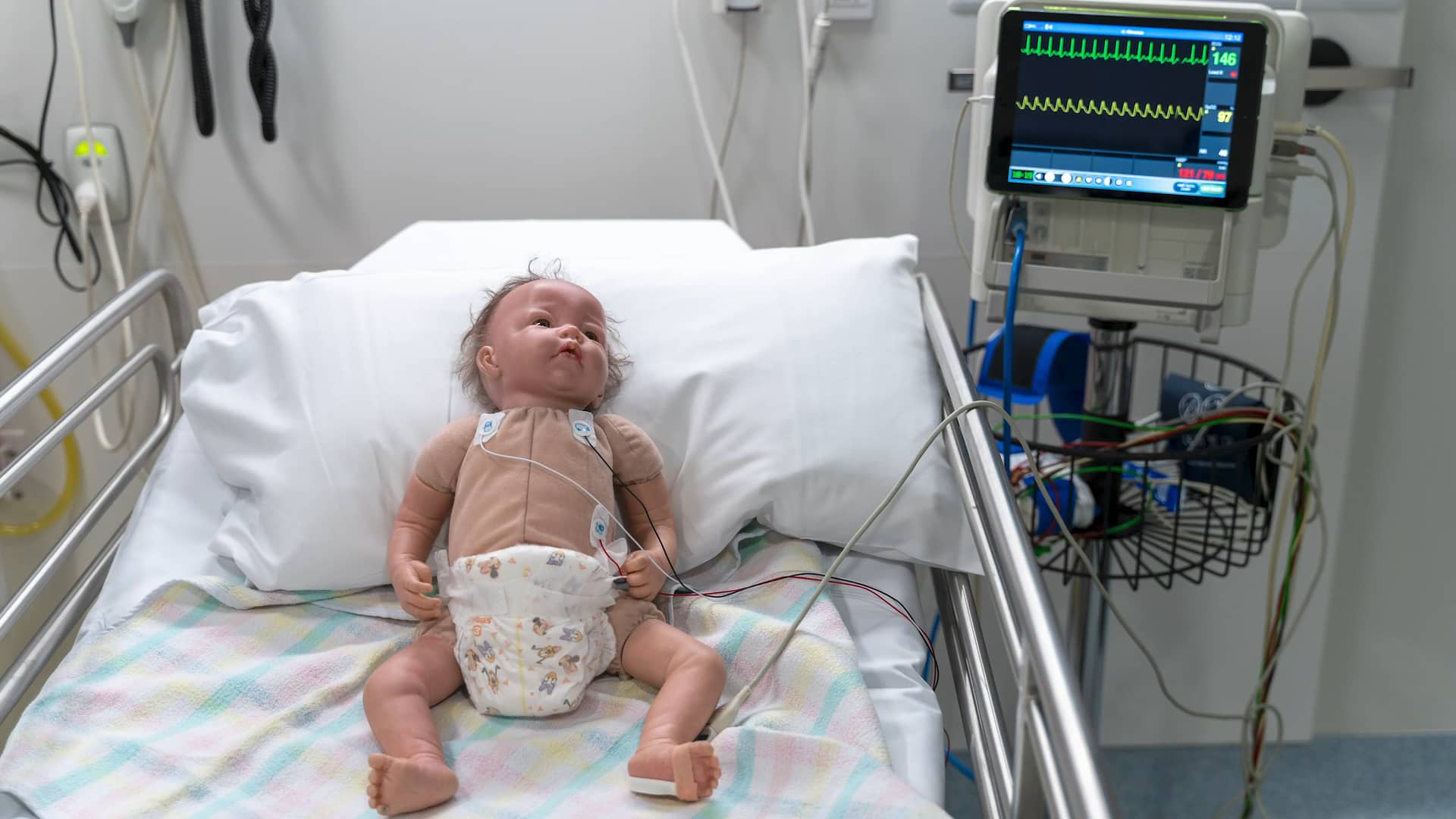 Holding a neonate or infant for a Lumbar Puncture on Vimeo