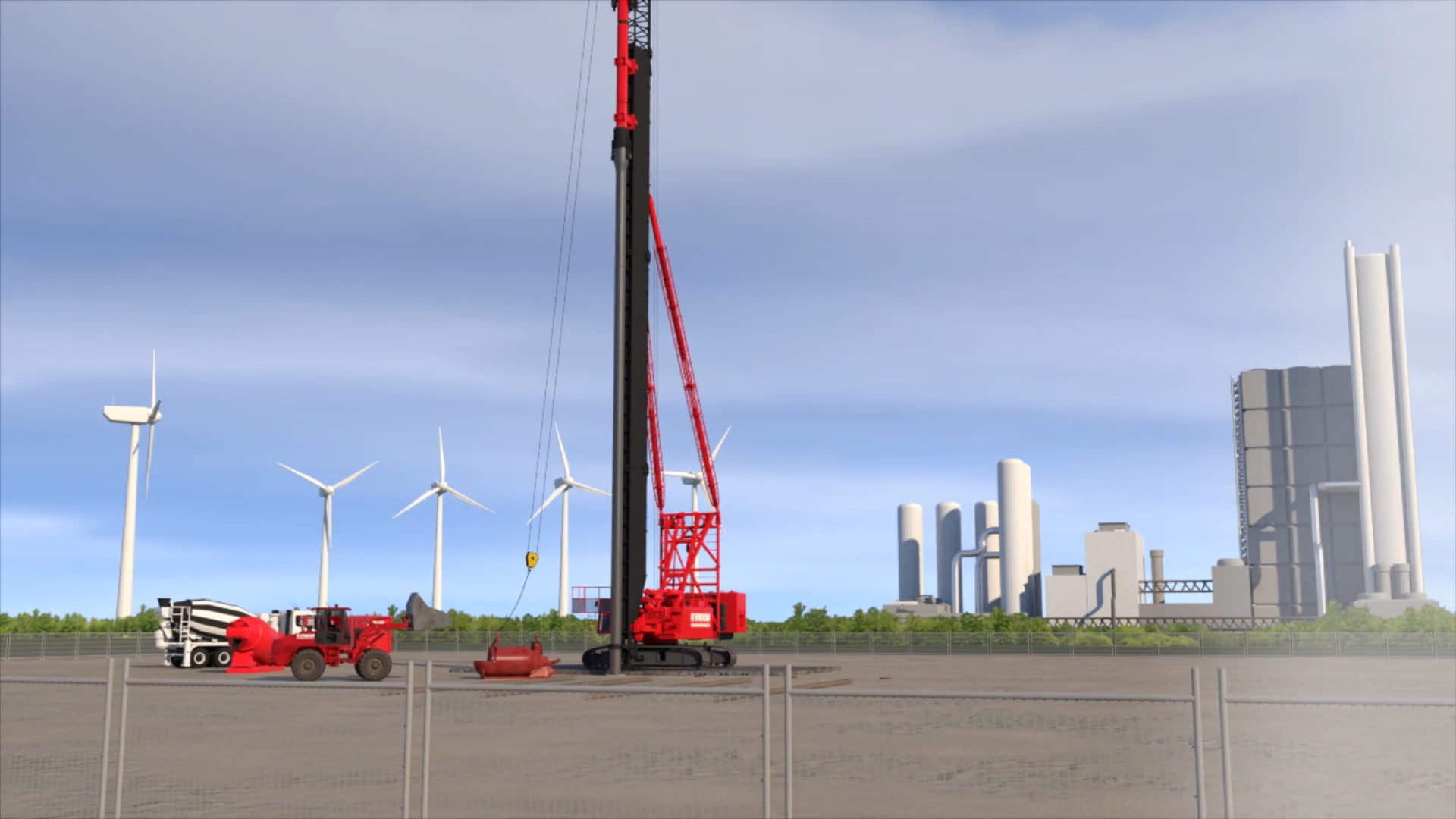 3D animations - Vibro piles type HBF product animation on Vimeo