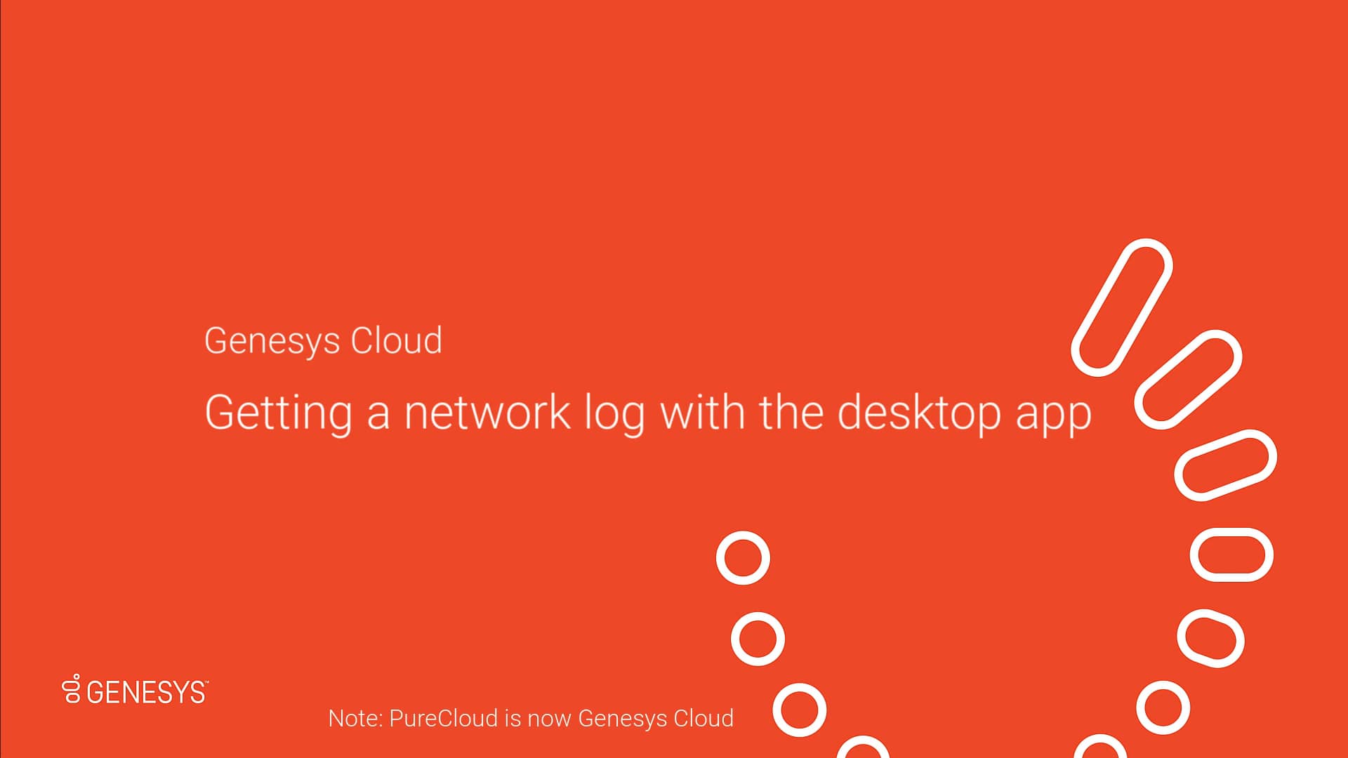 Genesys Cloud: Getting a network log with the desktop app on Vimeo