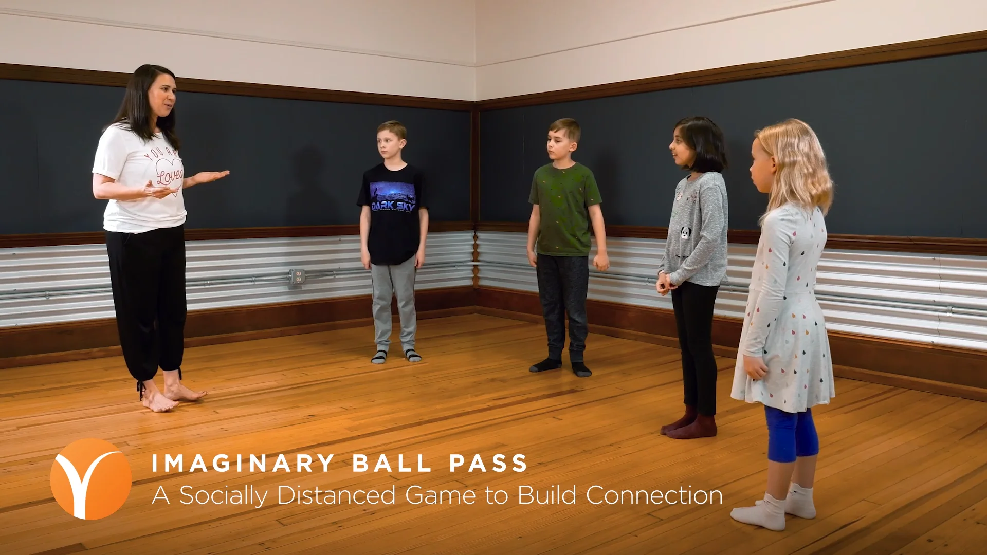 Imaginary Ball Pass: A Connection Game for Kids