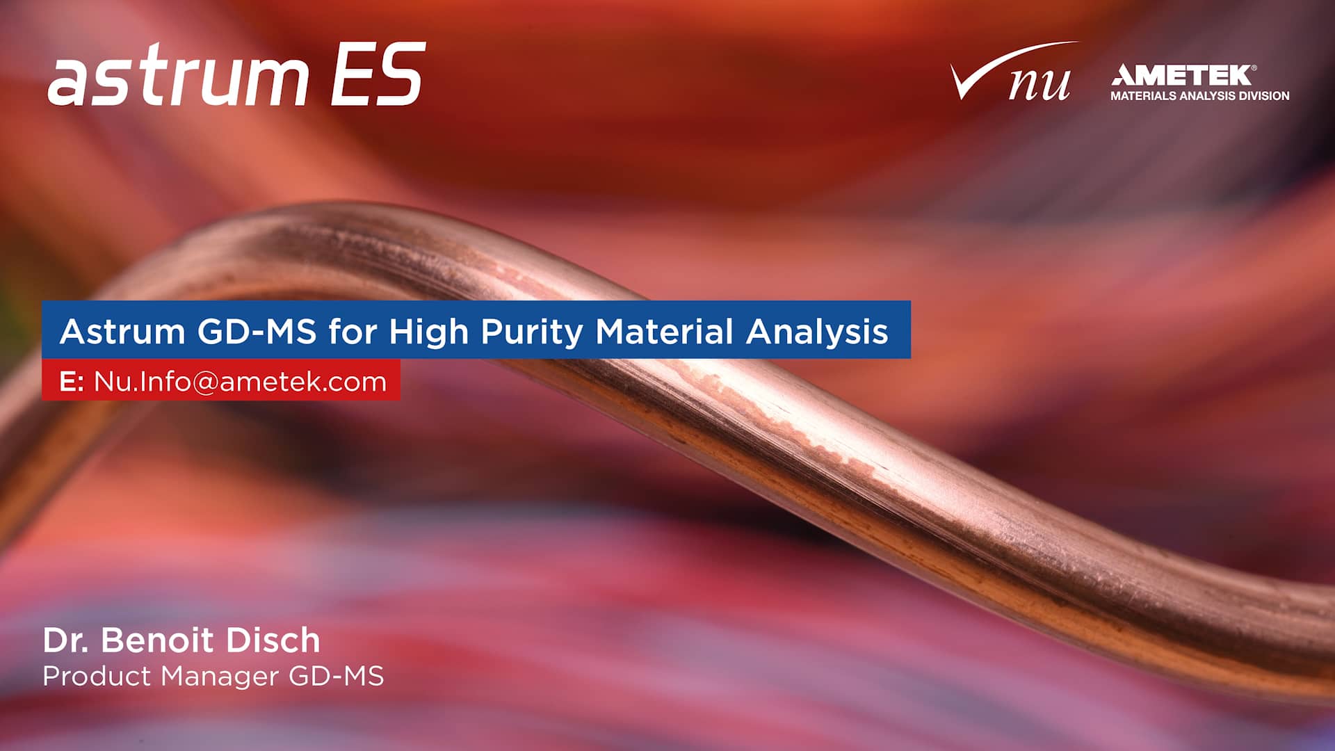 Astrum GD-MS for High Purity Material Analysis on Vimeo