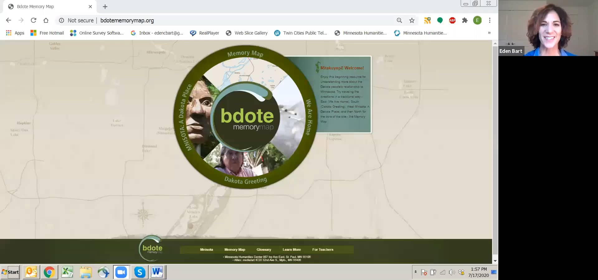 Bdote Welcome and Introductions on Vimeo