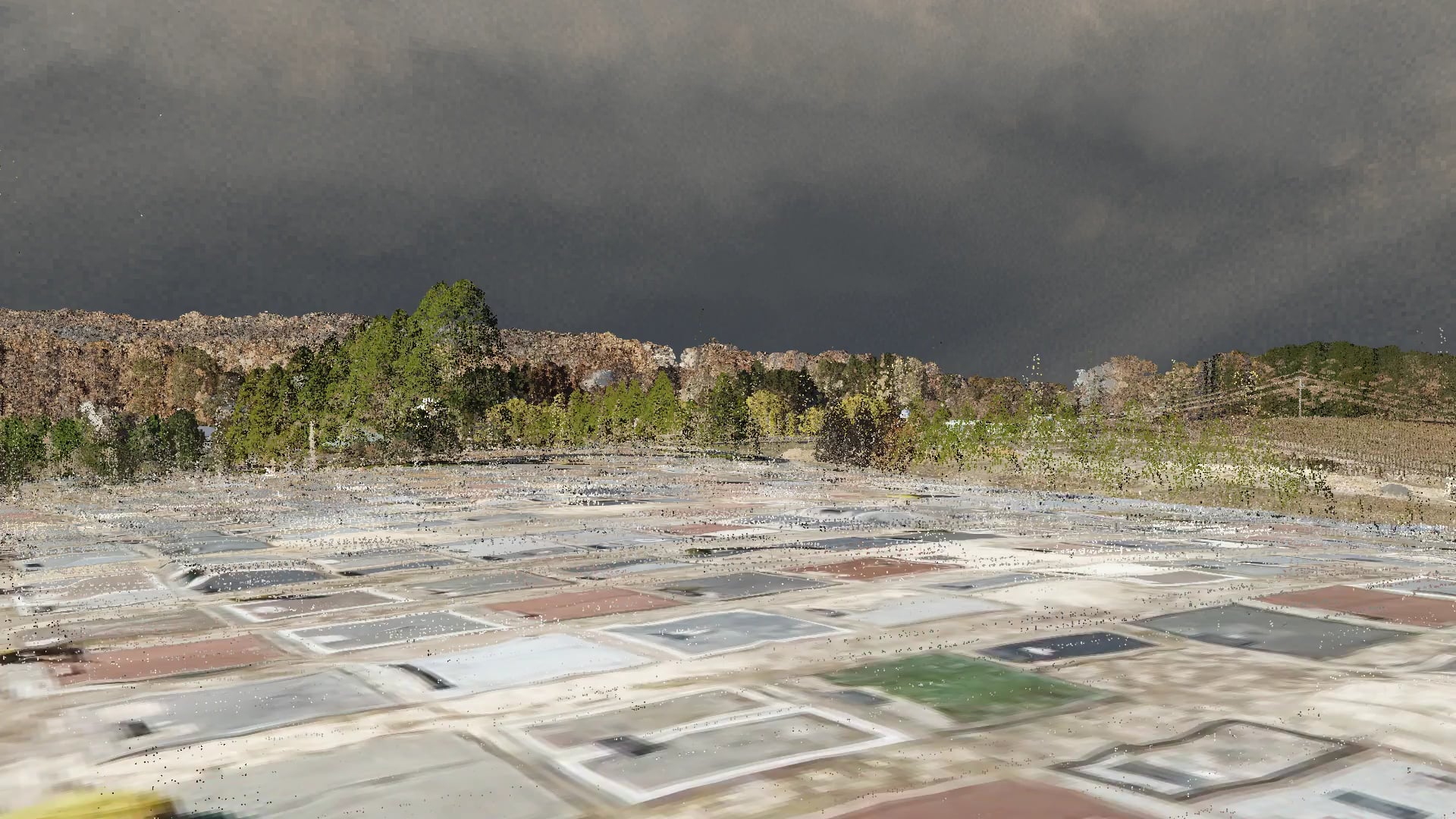 Lidar Flyover from Lobethal Cemetery into Bushland Park on 26 Jan 2020 ...