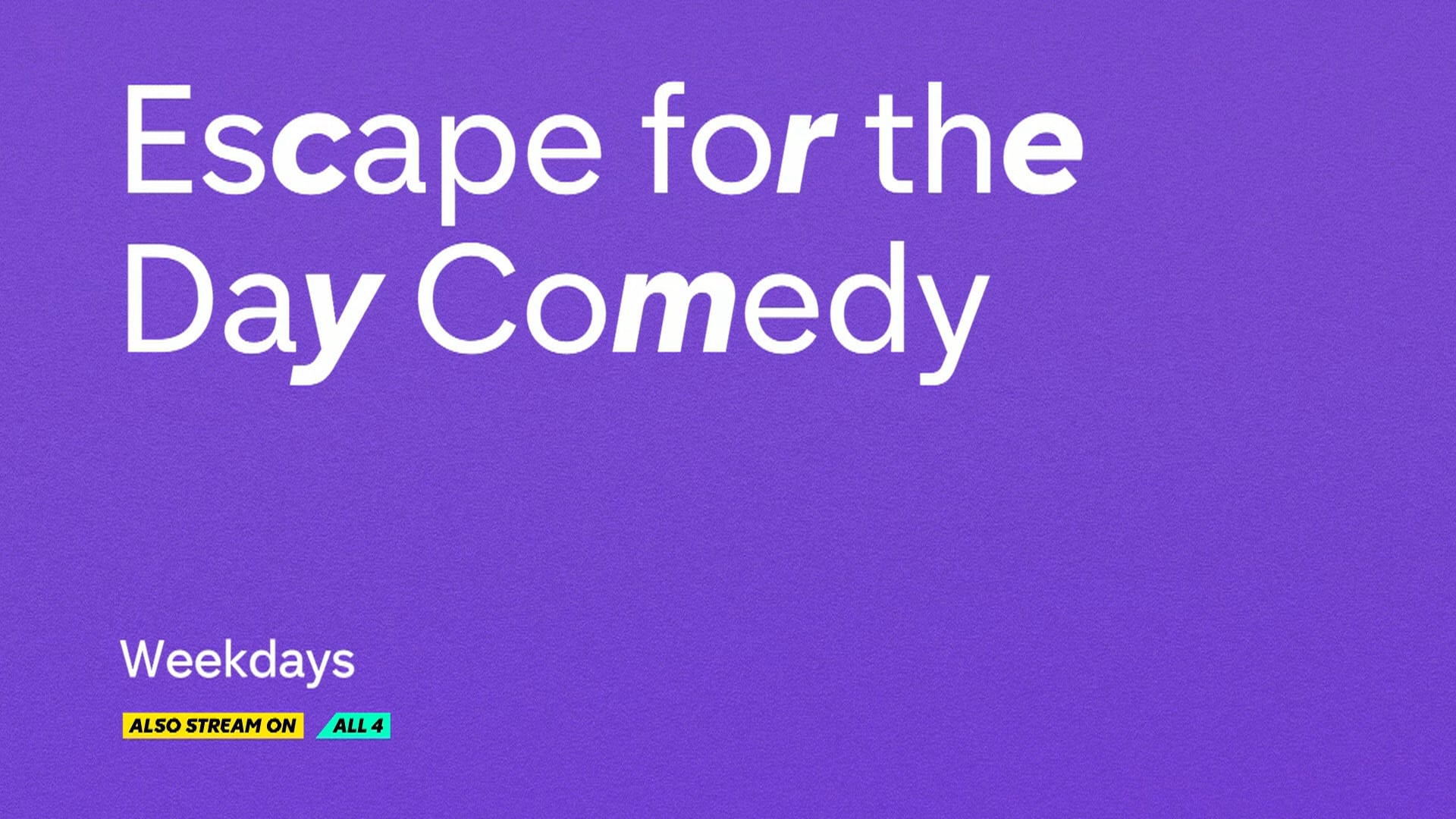 E4 Promo - Daytime Comedy 2020 on Vimeo