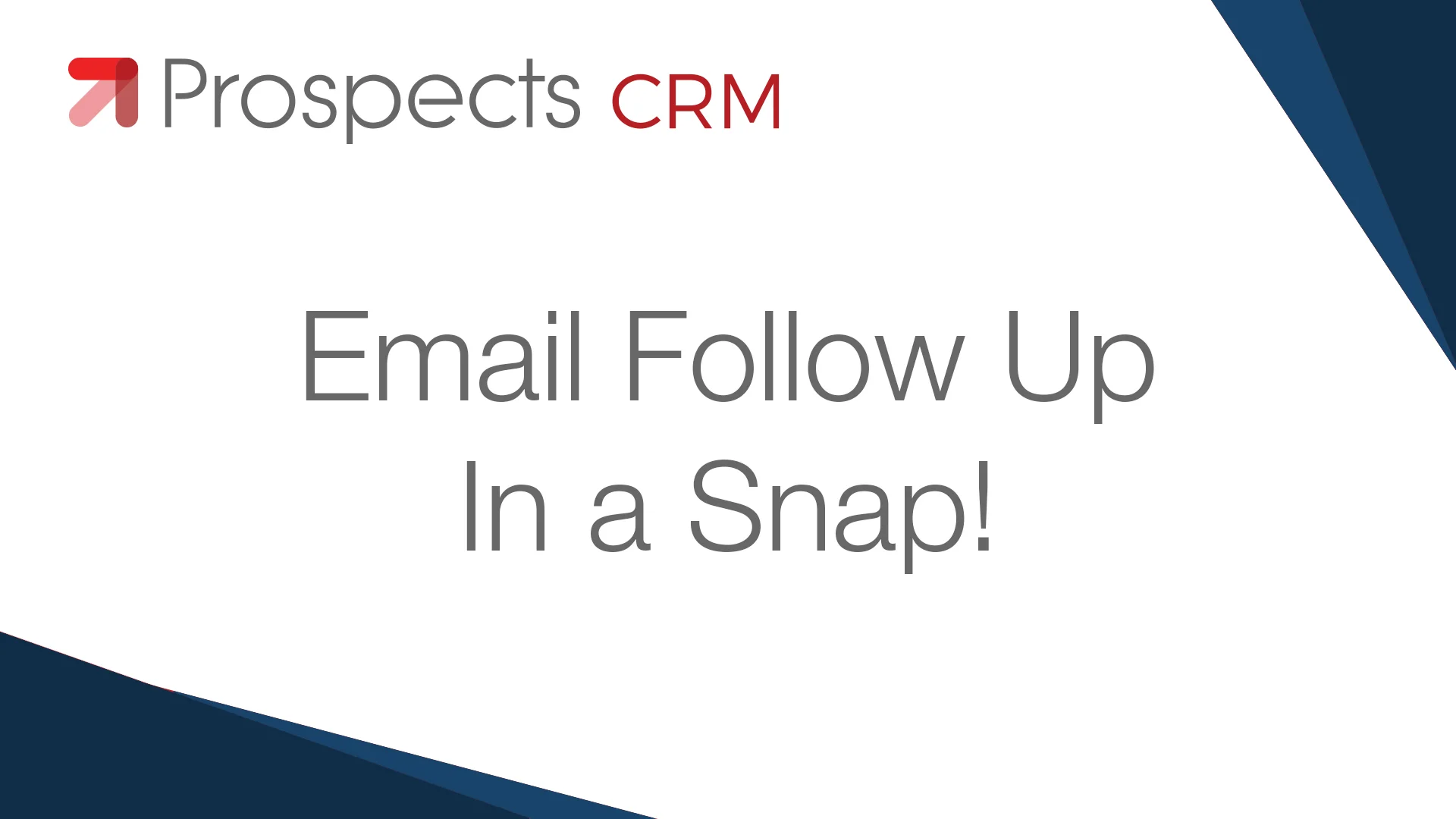 Prospects CRM Feature Spotlight: Email Templates
