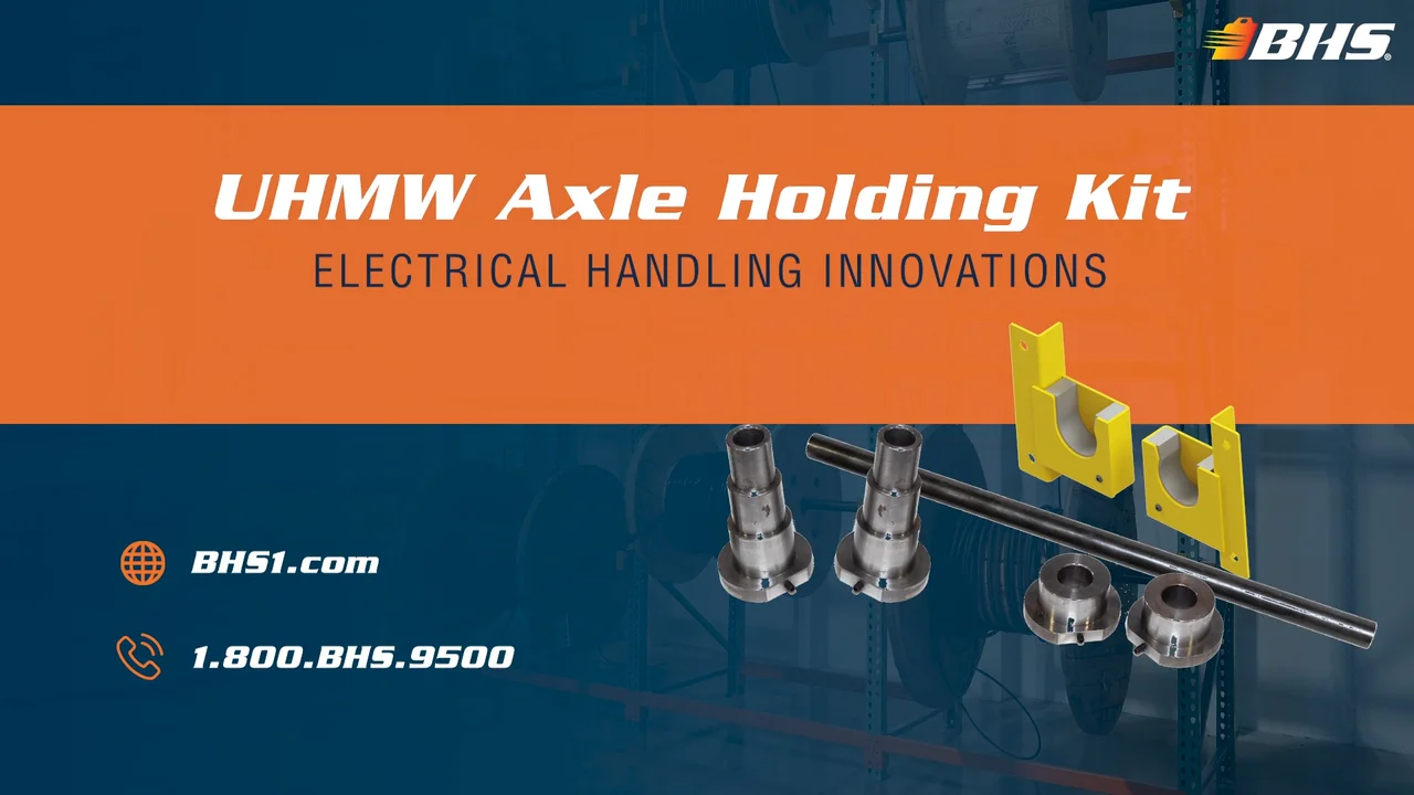 Axle Holding Kit for Smooth, Silent Wire & Cable Payout | UHMW Axle ...