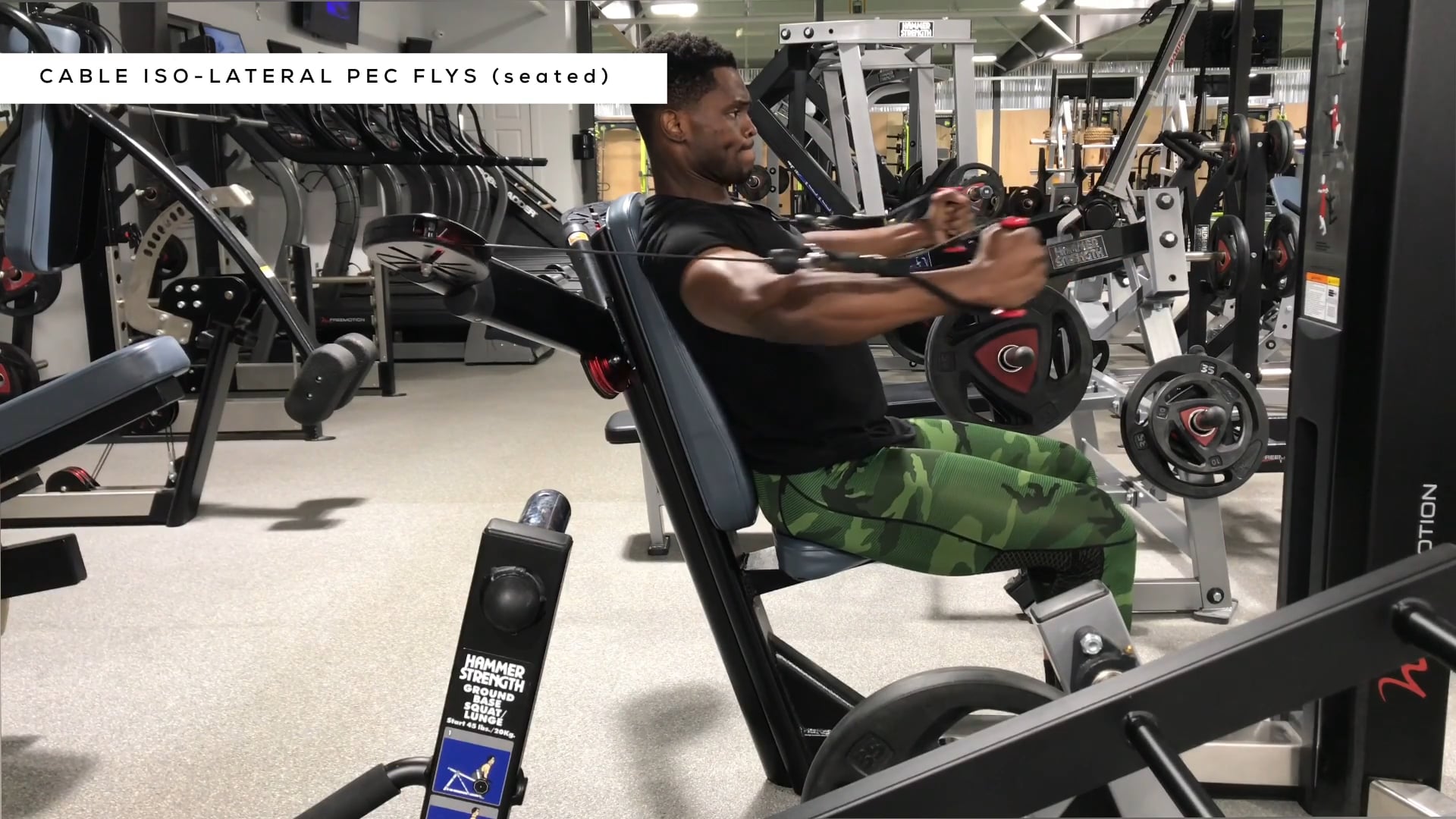 Cable Iso-lateral Pec Flys (seated) on Vimeo