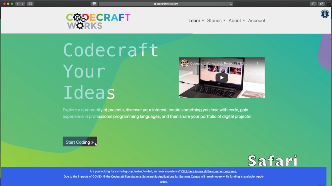 Codecraft Works UI Tests on Vimeo