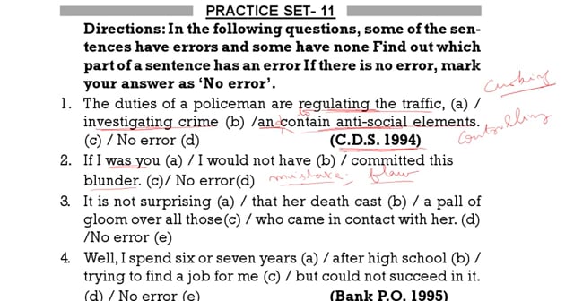 SPOTTING-ERRORS-PRACTICE-SET-11