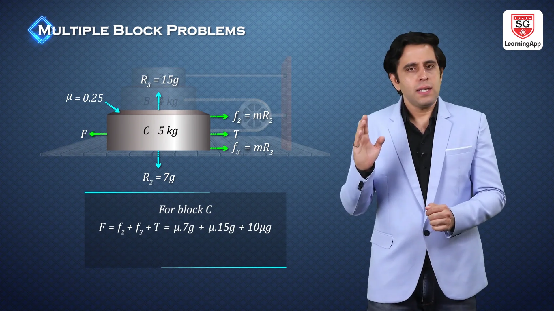 Friction - Multiple Blocks problems part_3 (SB8) on Vimeo