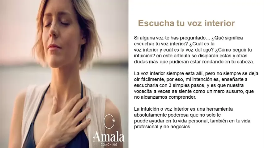 Aprende a escuchar tu voz interior en 3 pasos on Vimeo