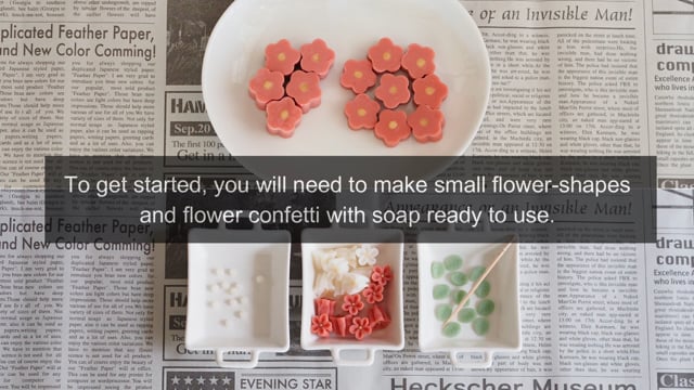 Flower Soap Design