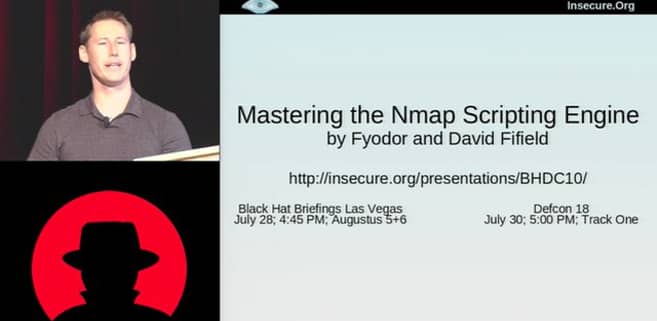 Mastering the Nmap Scripting Engine - Fyodor & David Fifield - Black Hat USA 2010 on Vimeo