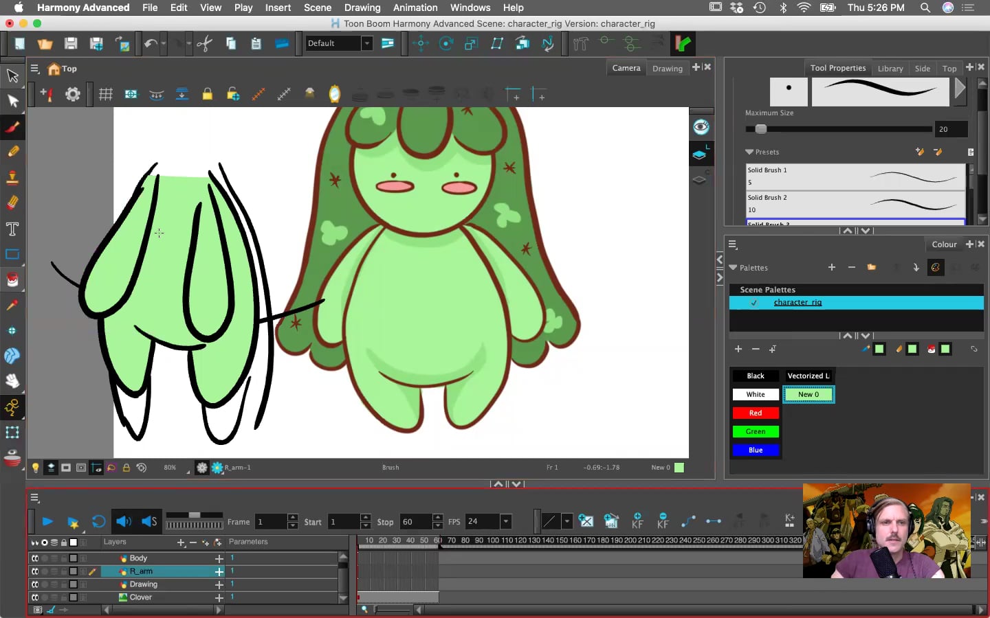 Toon Boom Harmony Advanced: Character Rigs, Brushes & Layers on Vimeo
