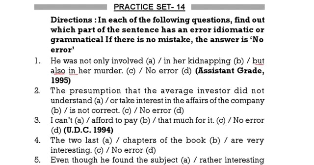 SPOTTING-ERRORS-PRACTICE-SET-14