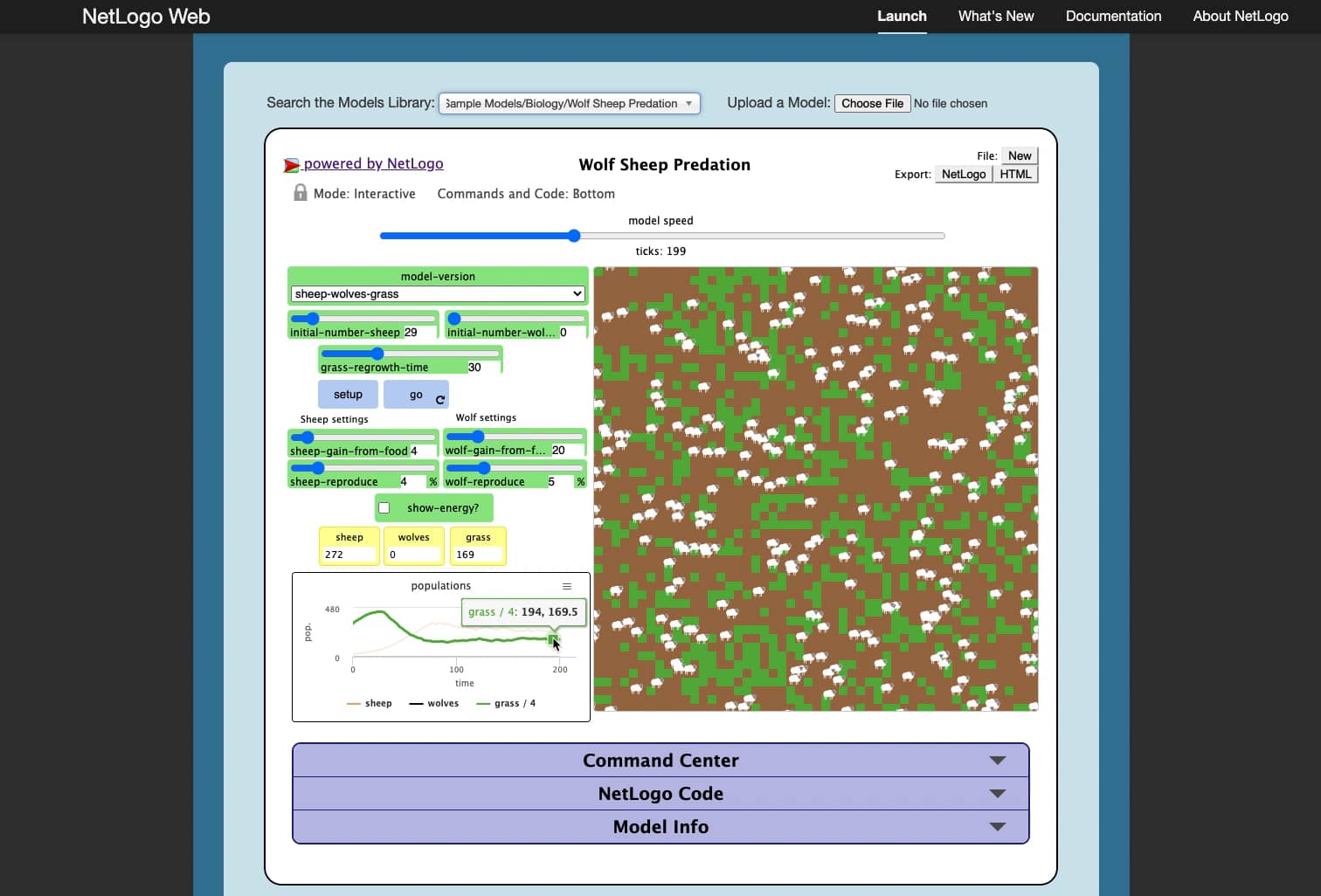 How to Use Wolf Sheep Predation Simulation on Vimeo