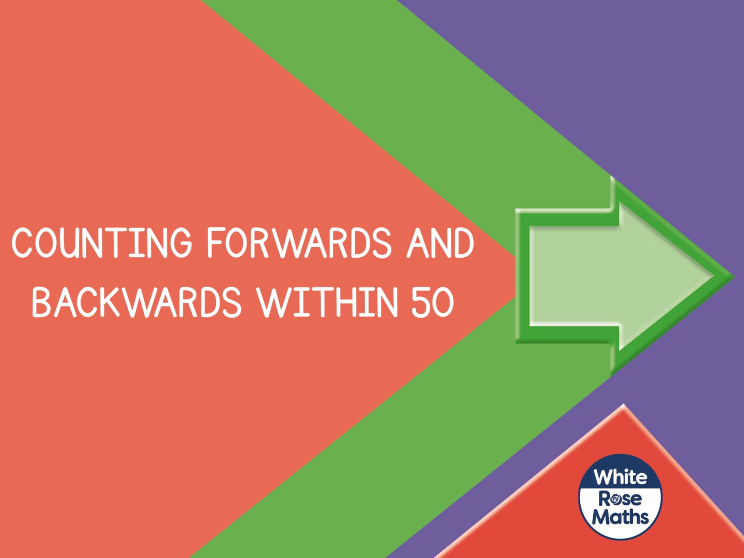 Aut2.1.3 - Counting forwards and backwards within 50