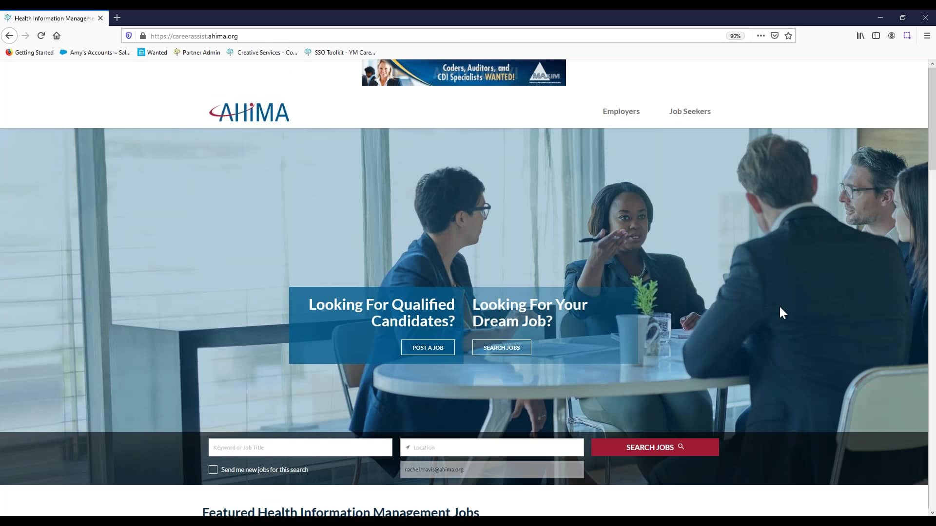 Introduction to the AHIMA Career Assist: Job Board on Vimeo