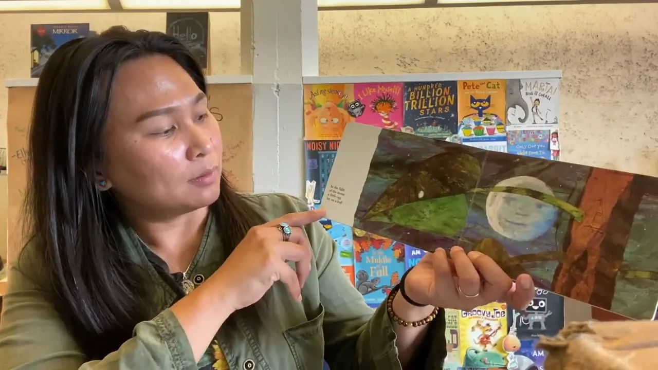 "The Very Hungry Caterpillar" by Eric Carle Read Aloud in Tagalog-Filipino