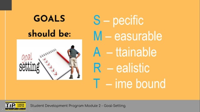SDP 2 Goal Setting on Vimeo