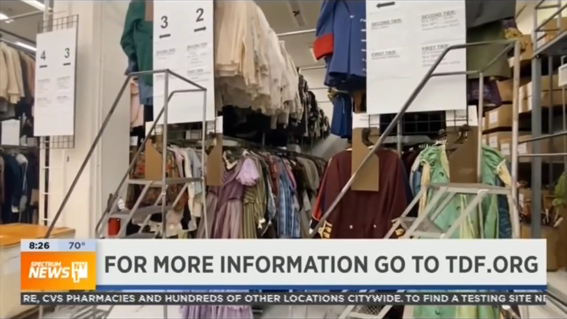 TDF Costume Collection on NY1 on Vimeo