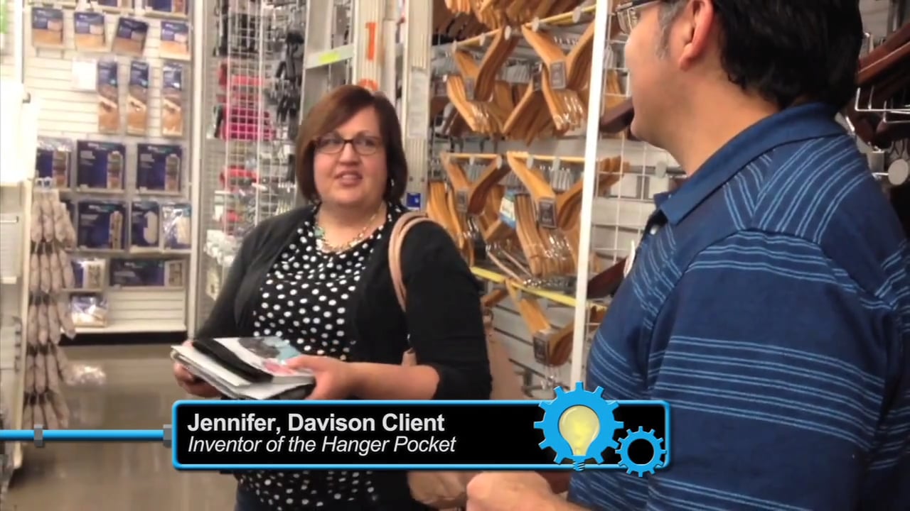 Inventor of the Hanger Pocket in Bed Bath & Beyond! on Vimeo